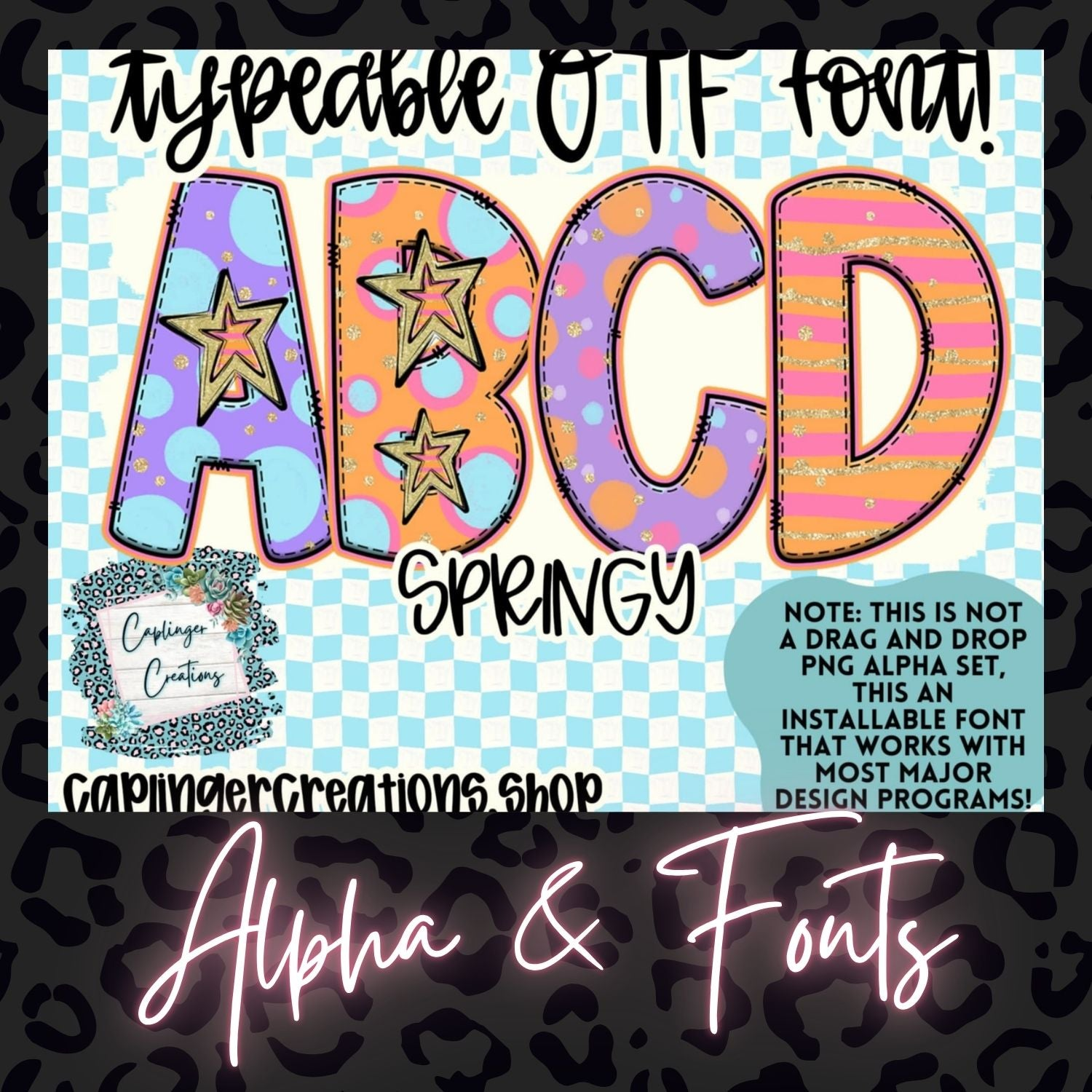 Alpha Sets – Caplinger Creations