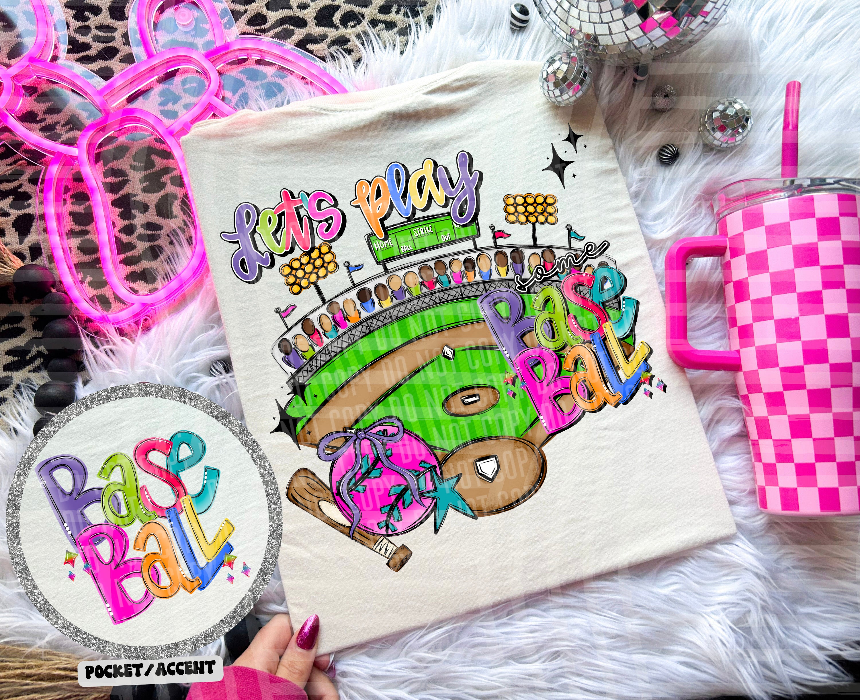 Bright and Preppy Stadiums includes full size pocket- Color Dropdown D ...